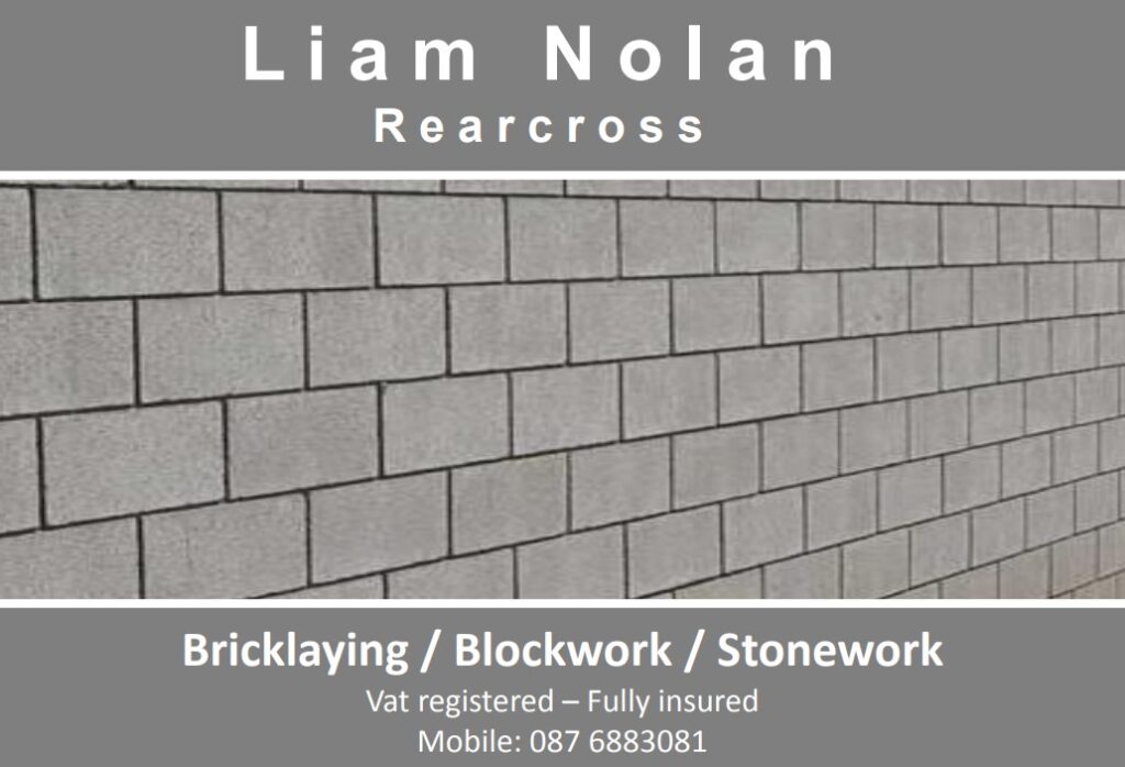 Liam Nolan Blocklayer – Rearcross FC